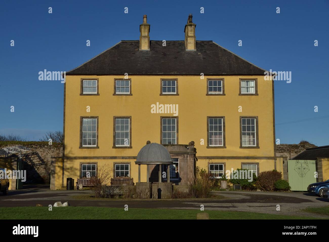 Banff Castle in Scotland, pictured here, is an 18th century mansion ...
