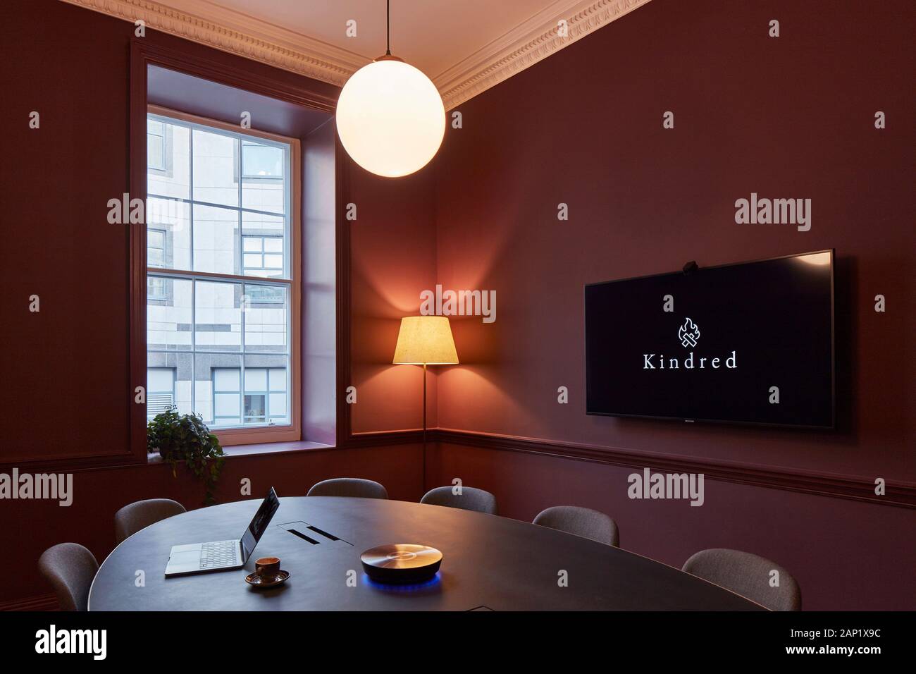 Meeting room. Kindred, London, United Kingdom. Architect: Studio Shaw ...