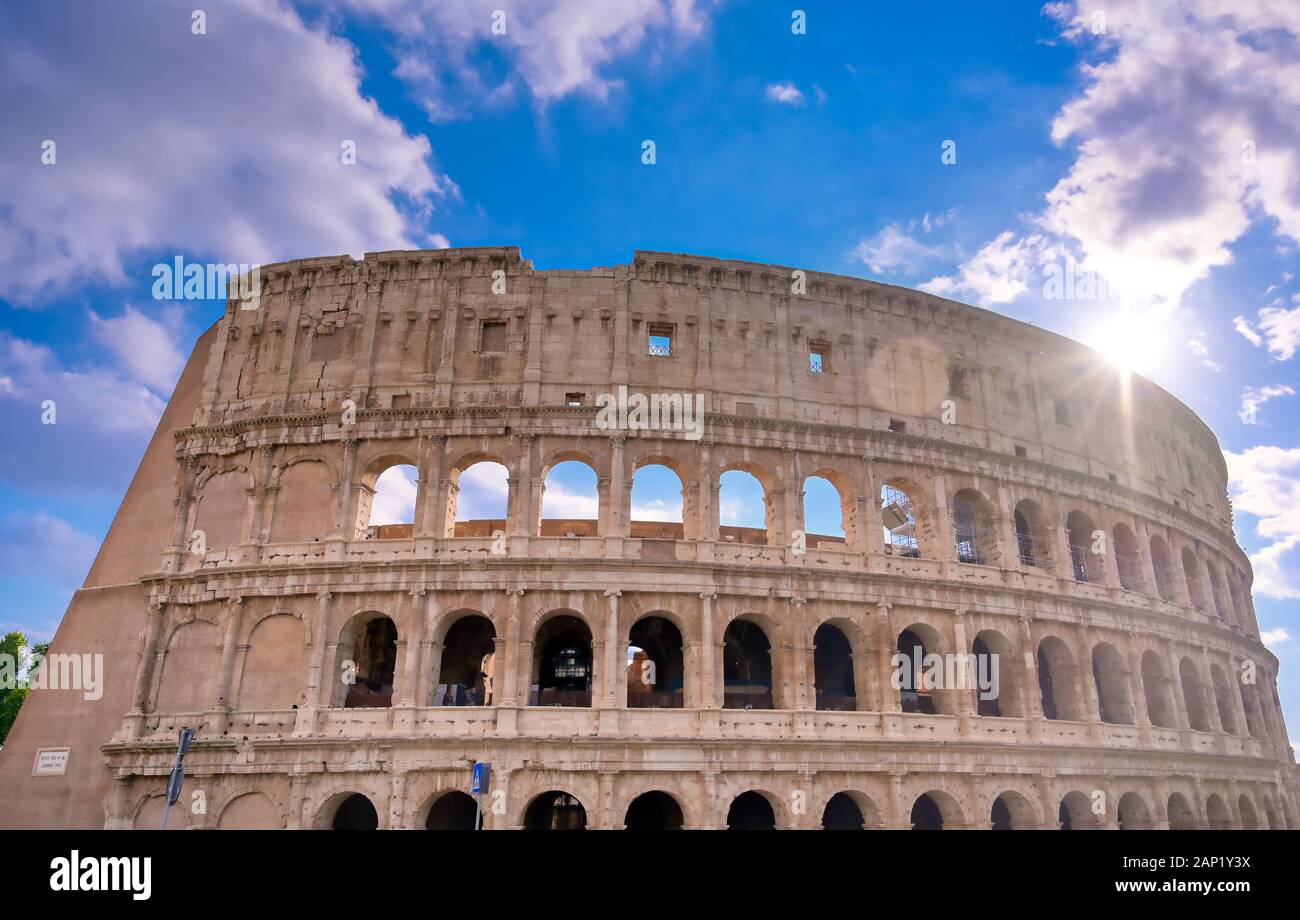 The Colosseum located in Rome, Italy Stock Photo - Alamy