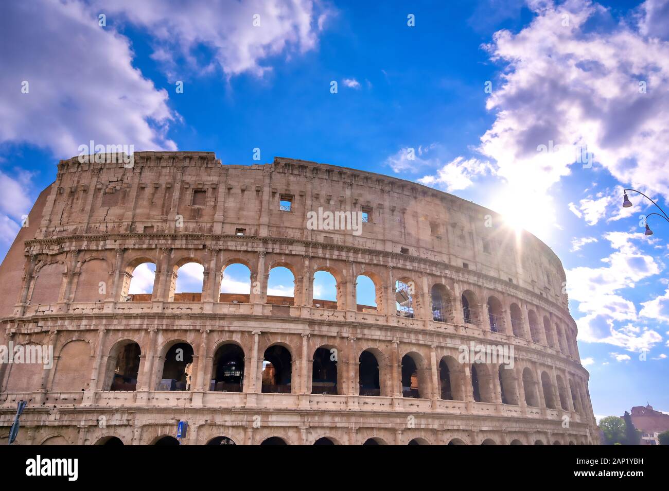 The Colosseum located in Rome, Italy Stock Photo - Alamy
