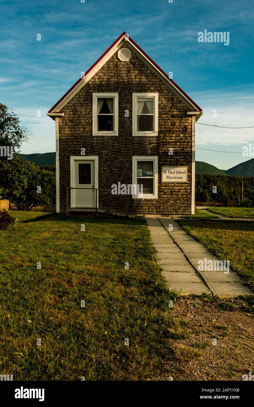 Dingwall, Nova Scotia, Canada, Aug 2019: Saint Paul Island Museum ...
