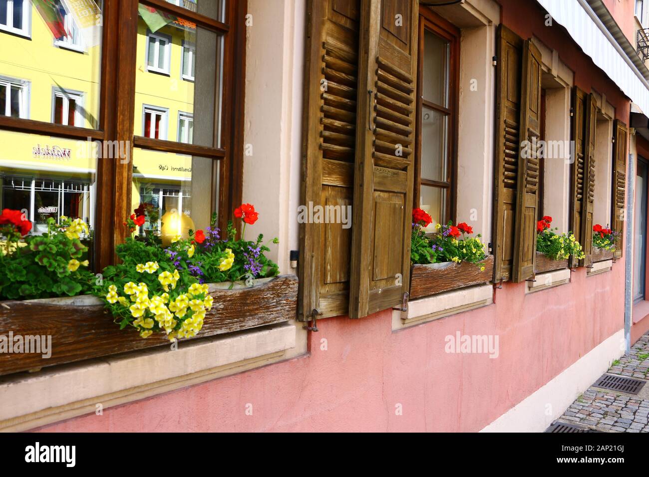 Historische Gebäude im Zentrum von Wolfach im Schwarzwald Stock Photo ...