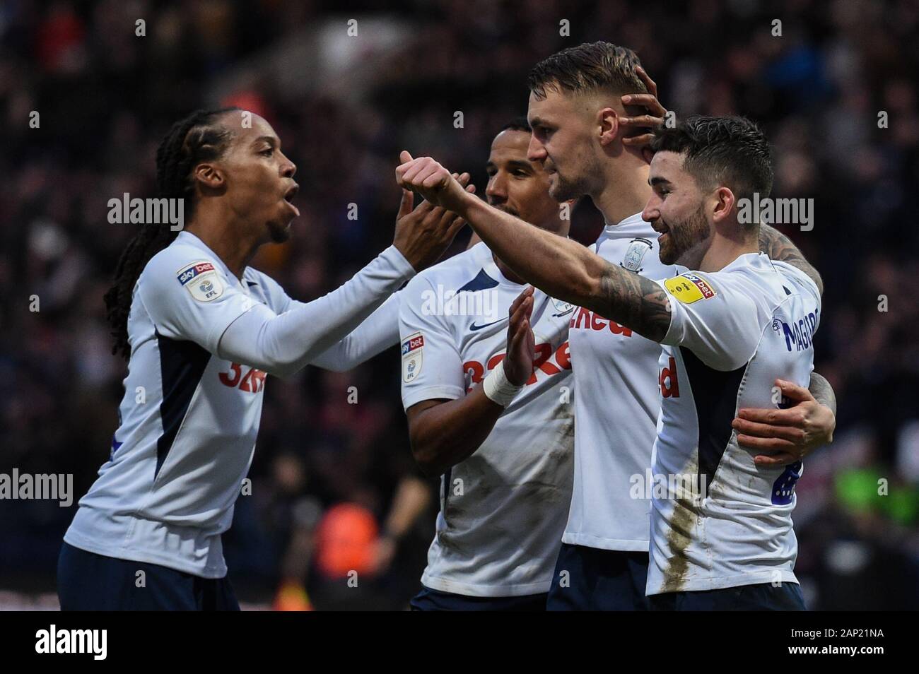 18th January 2020, Deepdale, Preston, England; Sky Bet Championship ...