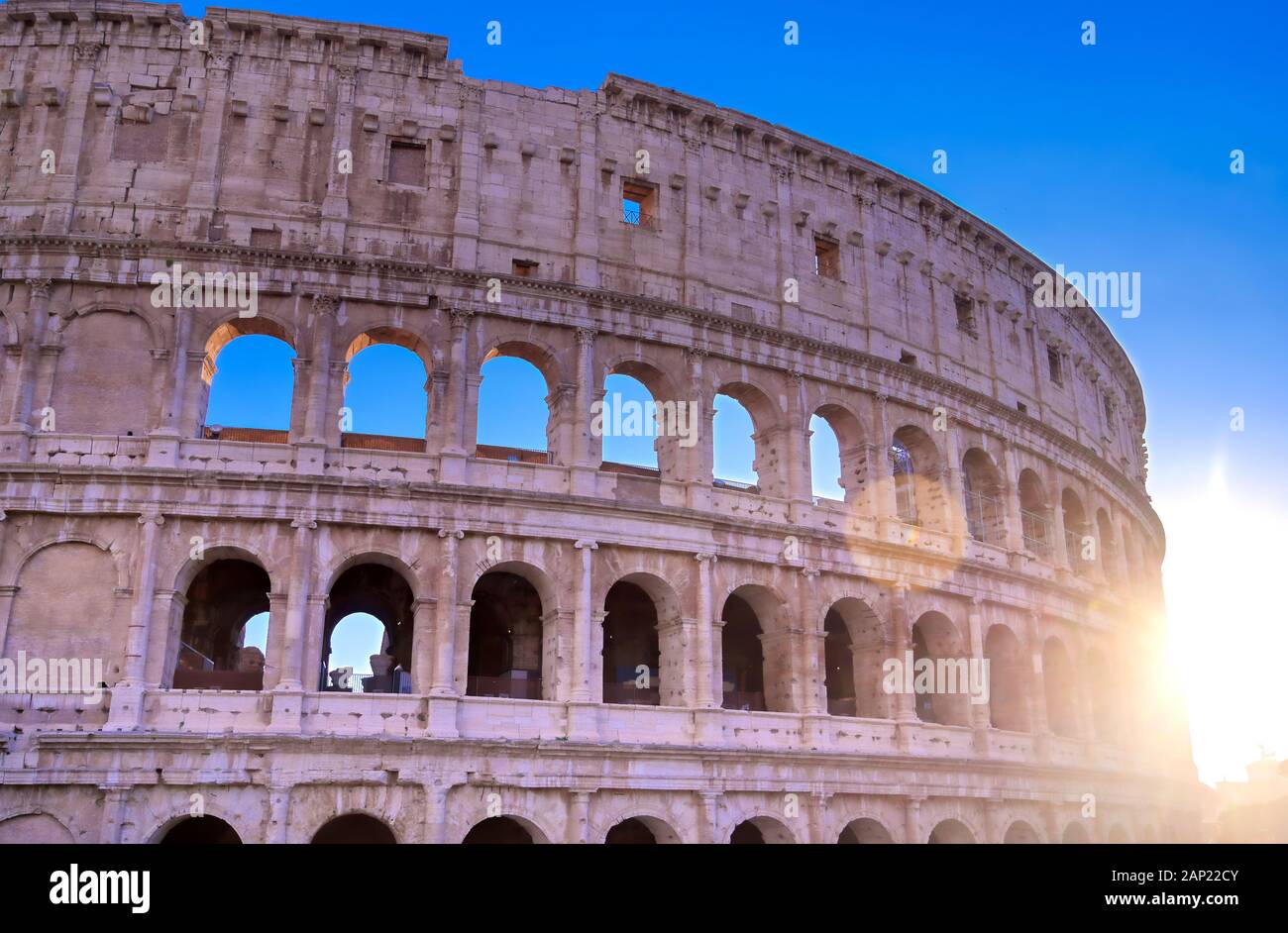The Colosseum located in Rome, Italy Stock Photo - Alamy