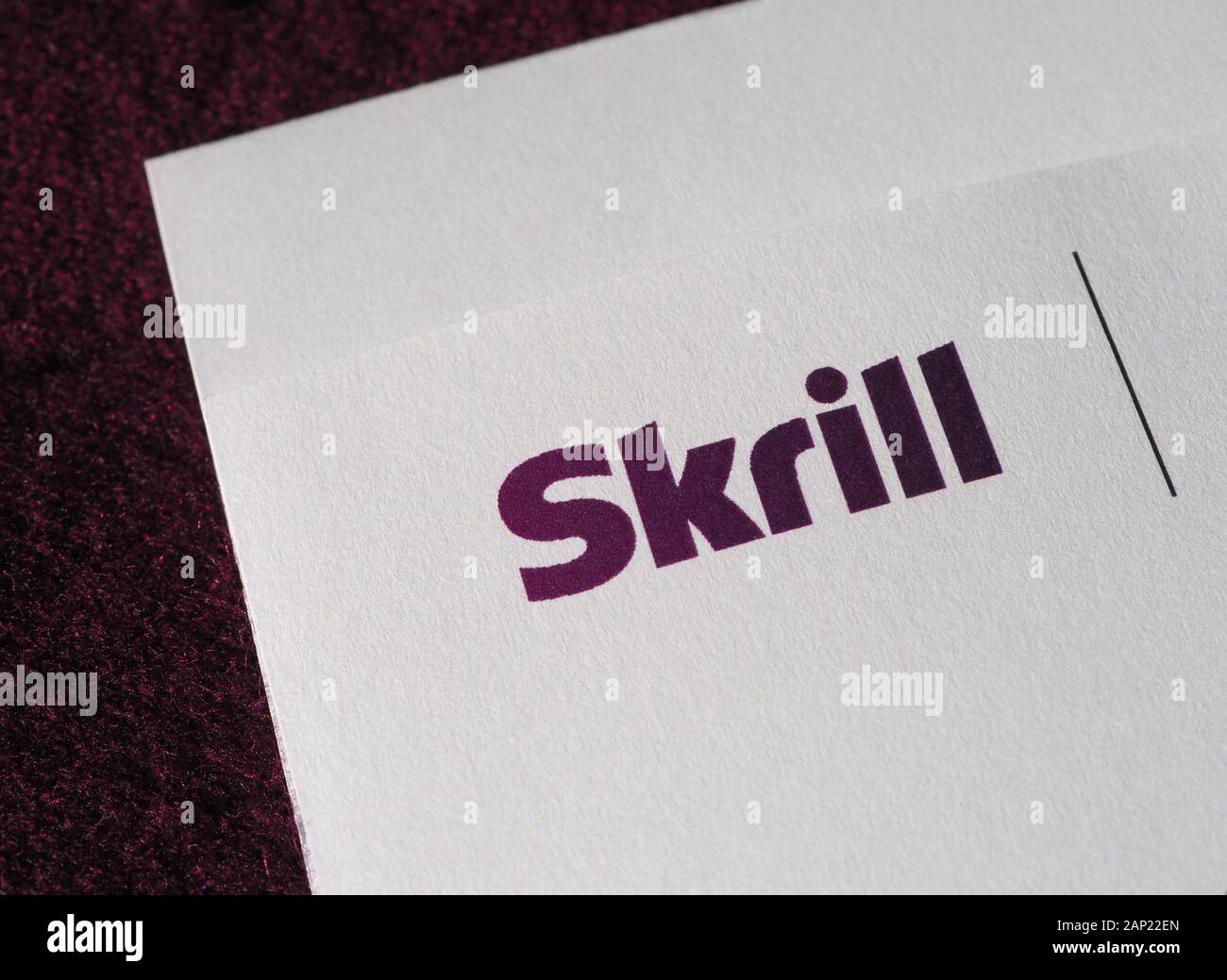 Skrill logo hi-res stock photography and images - Alamy