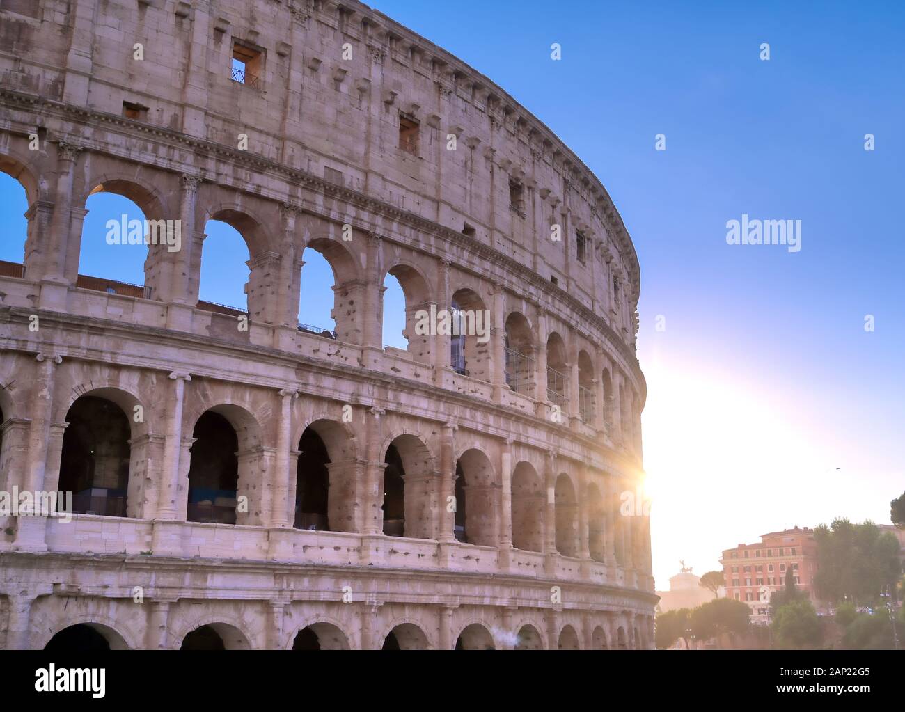 The Colosseum located in Rome, Italy Stock Photo - Alamy
