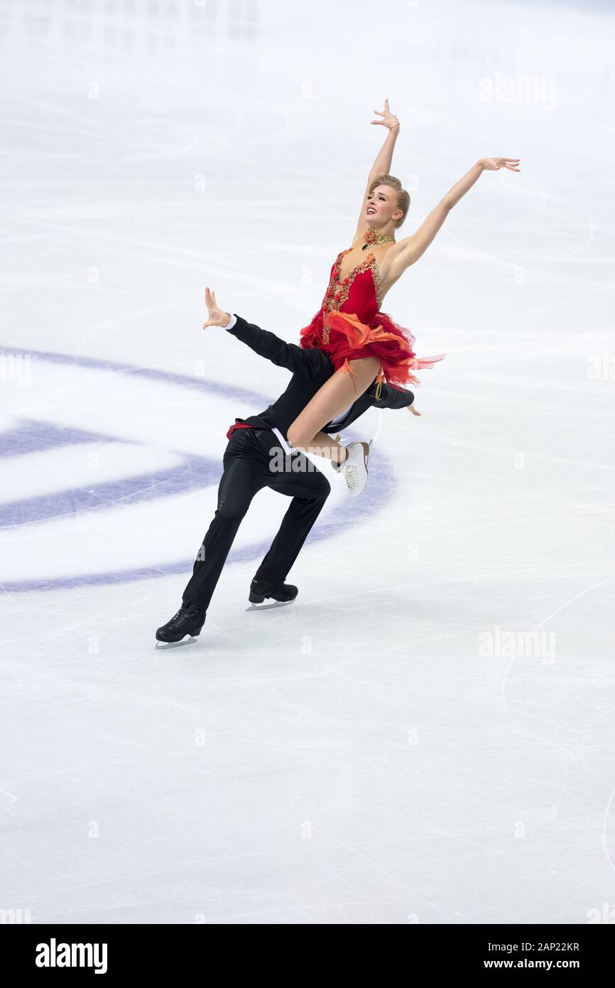 Senior ice dance rhythm dance hi-res stock photography and images - Alamy