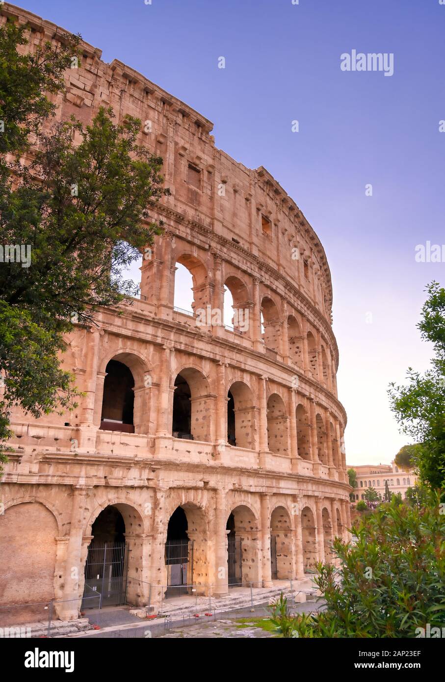 The Colosseum located in Rome, Italy Stock Photo - Alamy