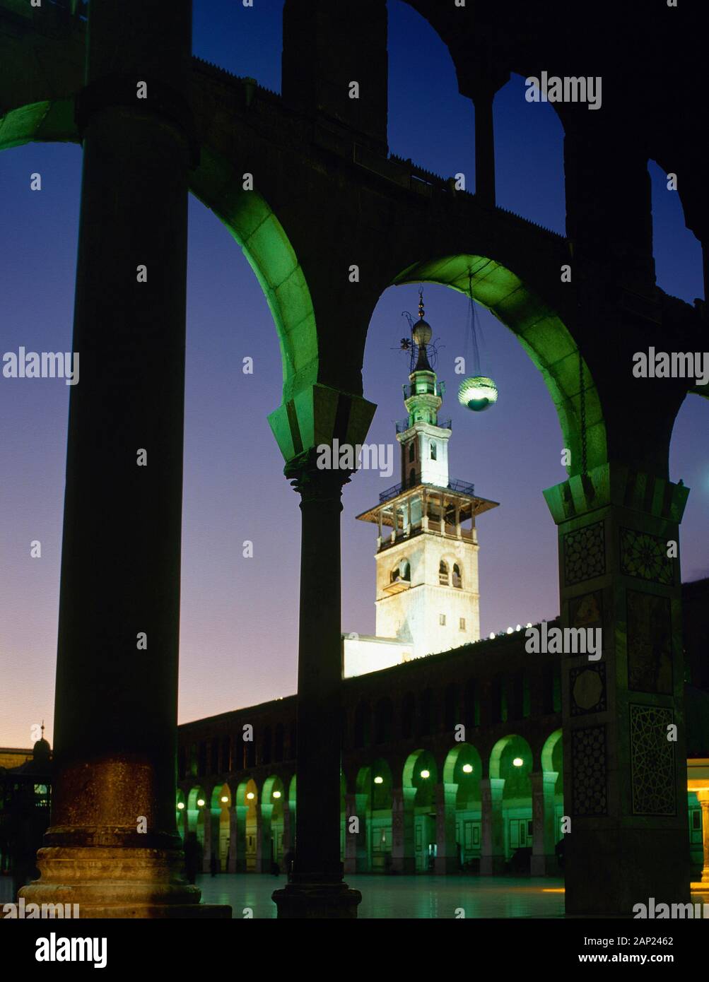 Syria. Damascus. Umayyad Mosque, 8th century. Architectural detail ...