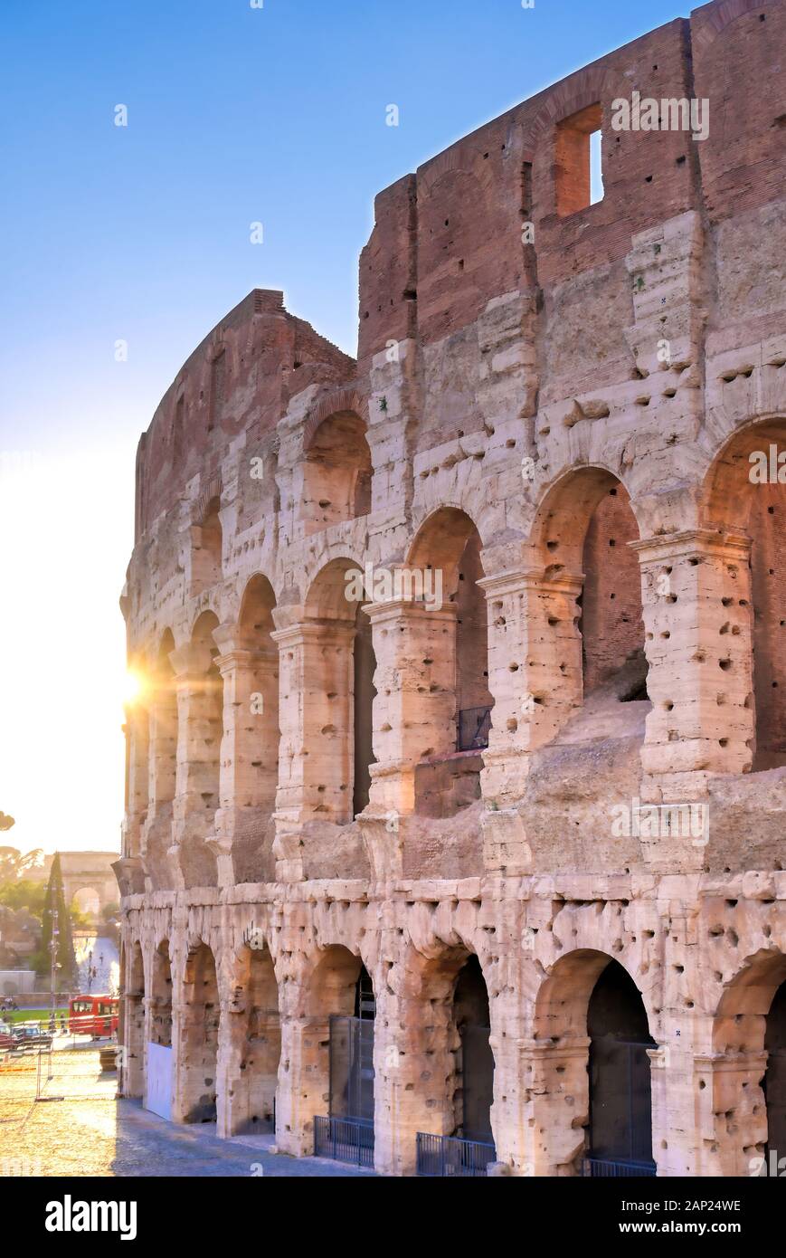 The Colosseum located in Rome, Italy Stock Photo - Alamy