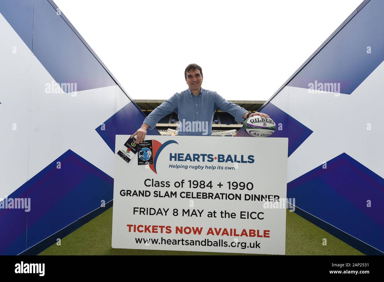 Former scotland rugby 1990 grand slam winner iwan tukalo helps hi-res ...