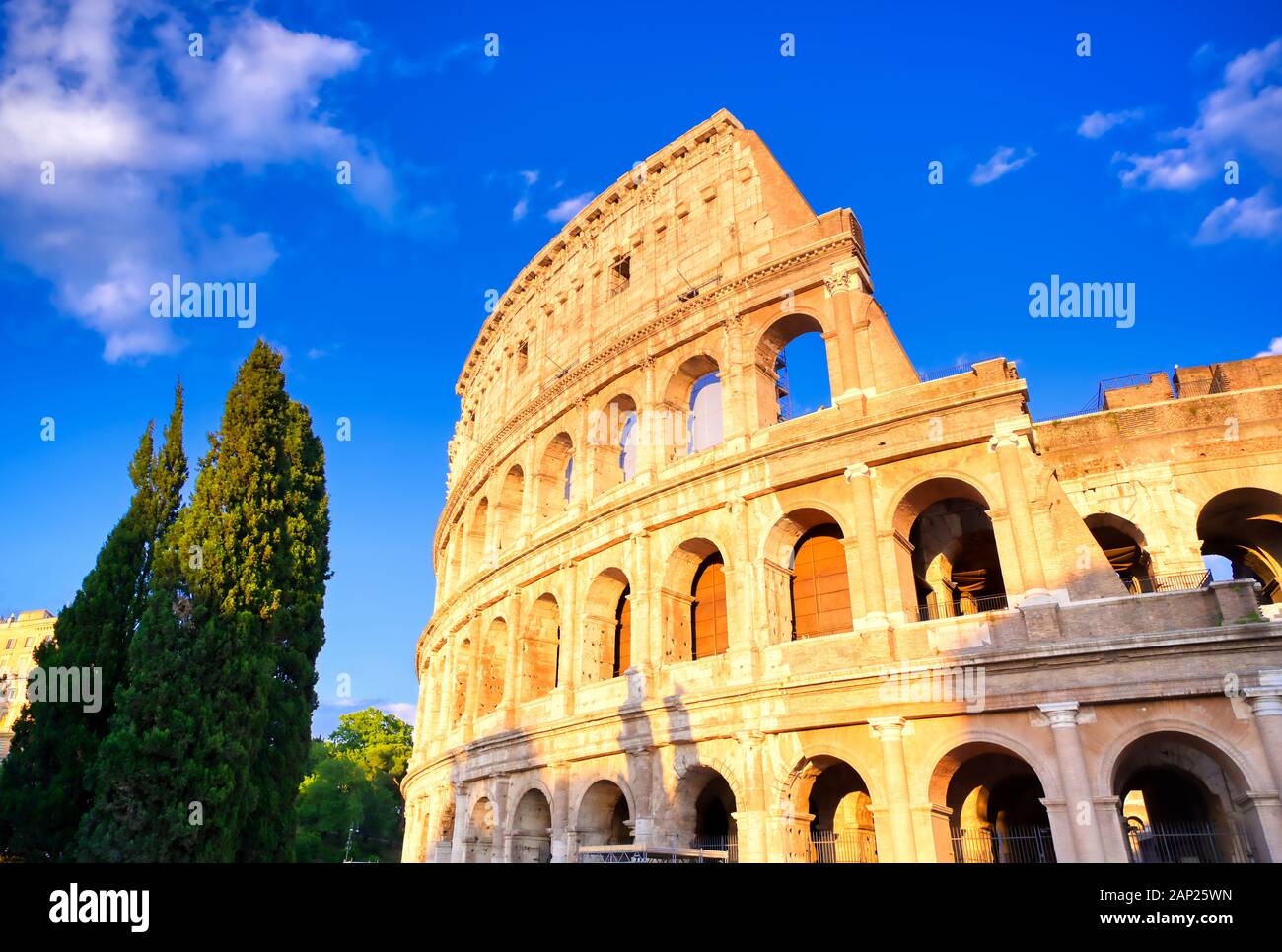 The Colosseum located in Rome, Italy Stock Photo - Alamy