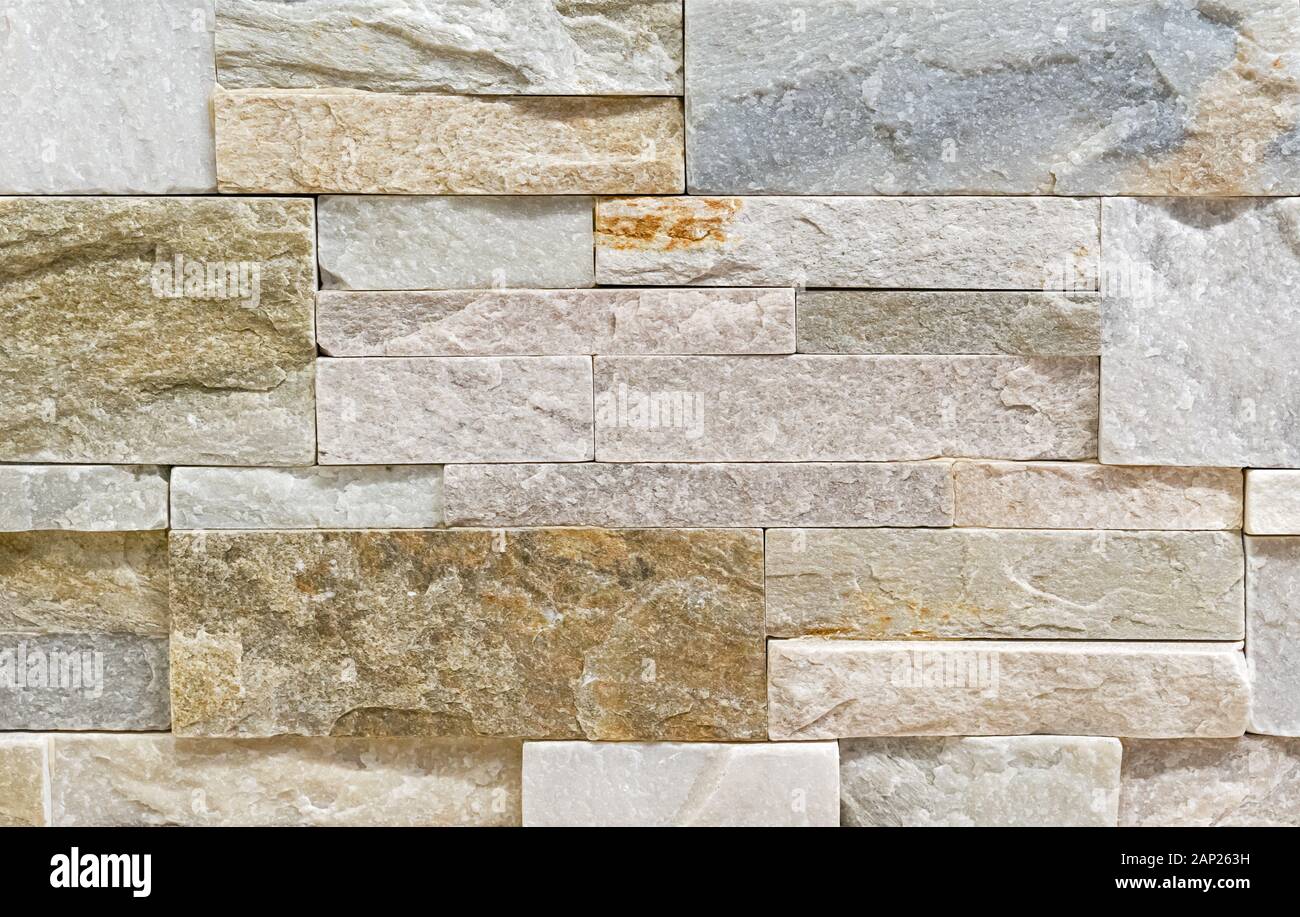 Quartz stone texture for room decor. Blocks made of natural stone ...