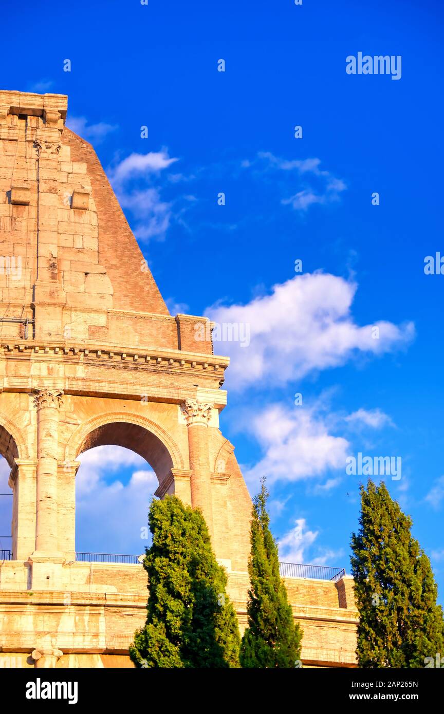 The Colosseum located in Rome, Italy Stock Photo - Alamy