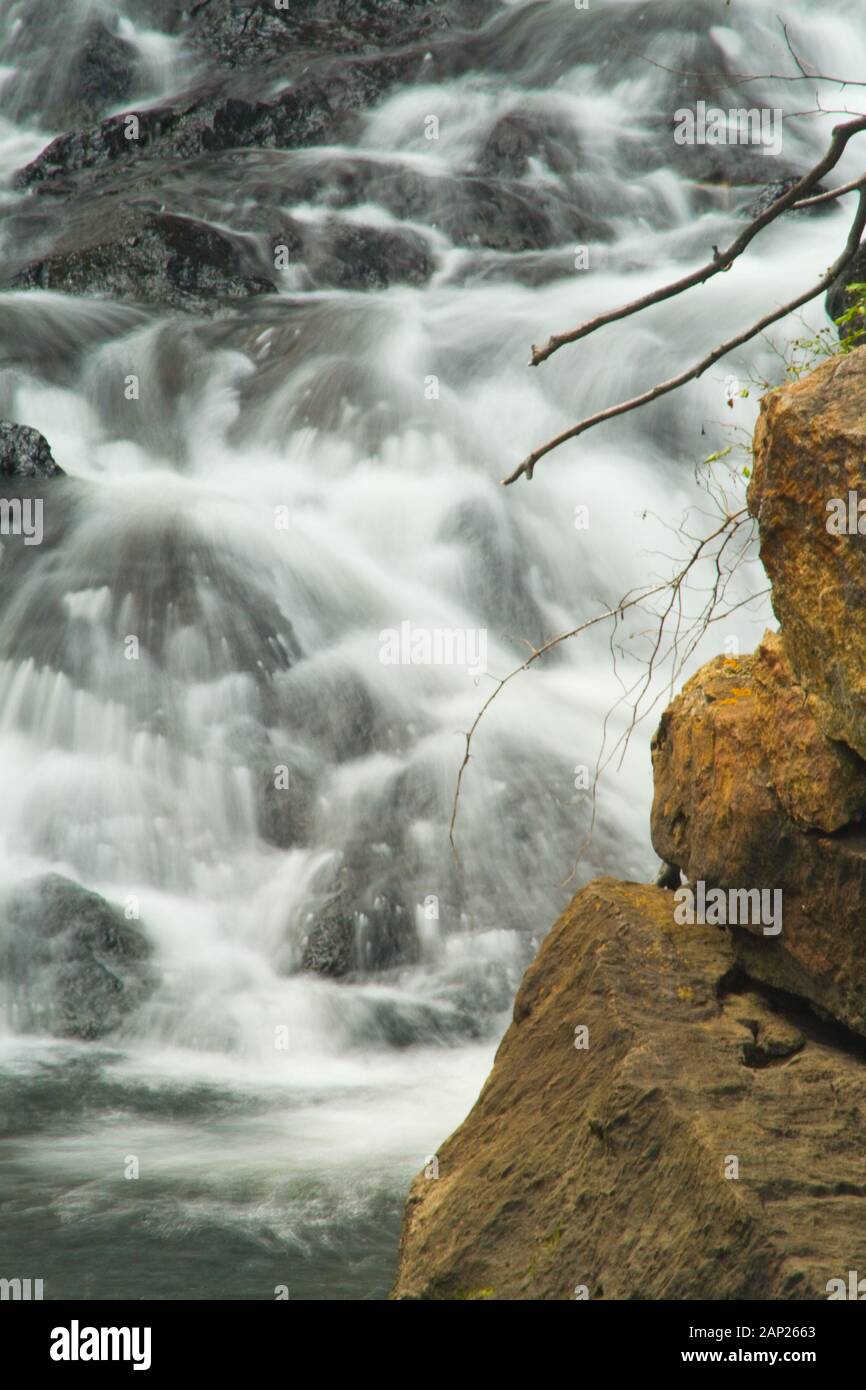 Megunticook Falls, Camden, Maine Stock Photo - Alamy