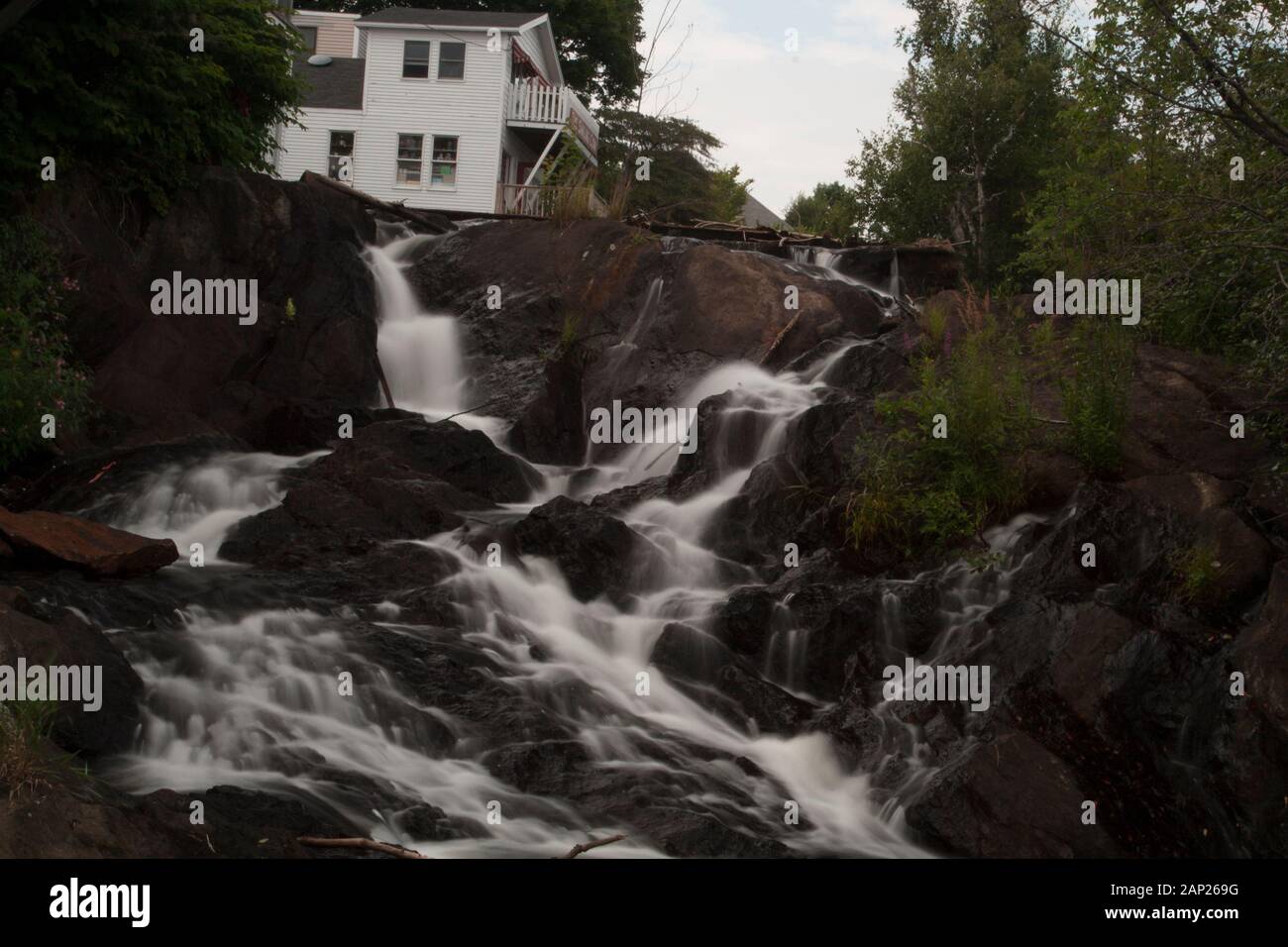Megunticook falls hi-res stock photography and images - Alamy