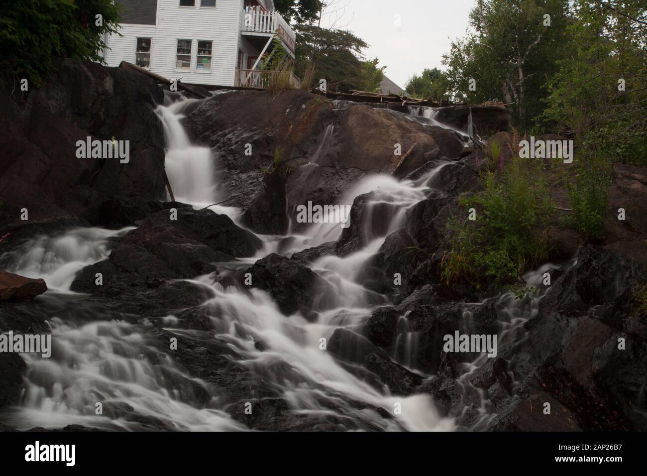 Megunticook falls hi-res stock photography and images - Alamy