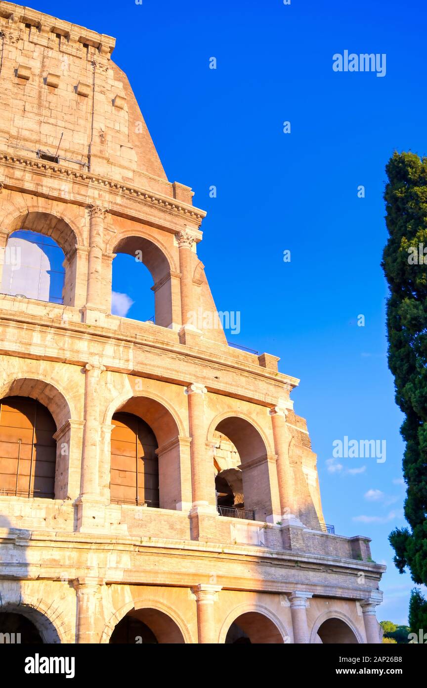 The Colosseum located in Rome, Italy Stock Photo - Alamy