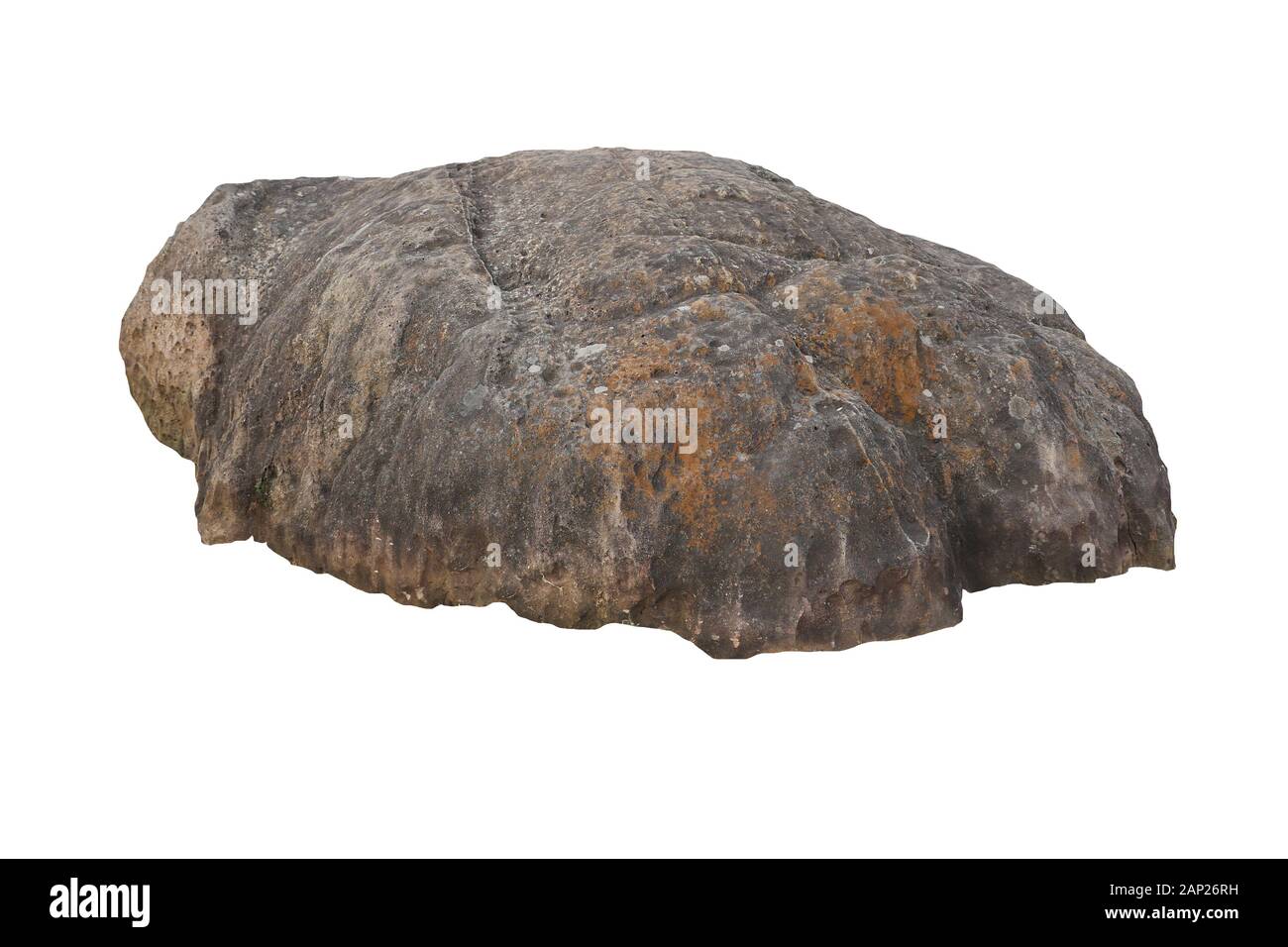 rock isolated on white background Stock Photo - Alamy