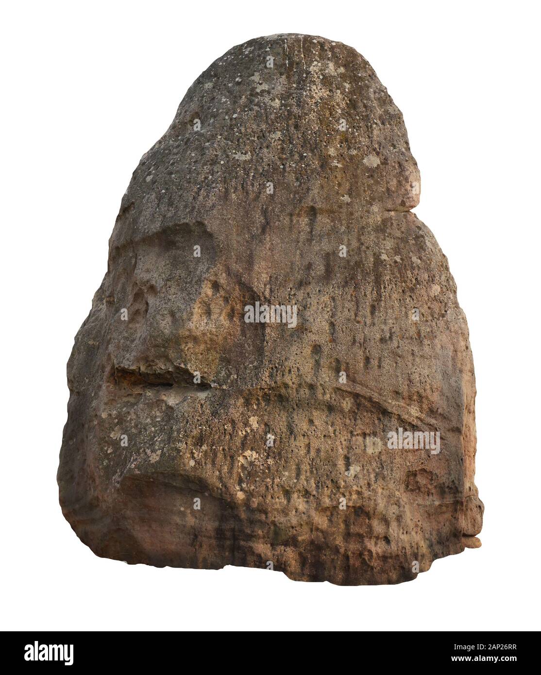 rock isolated on white background Stock Photo - Alamy