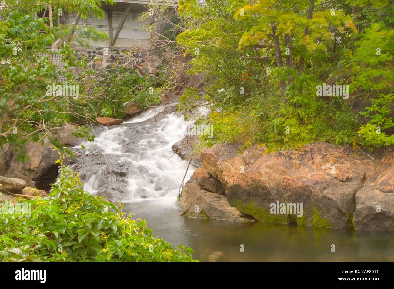 Megunticook Falls, Camden, Maine Stock Photo - Alamy