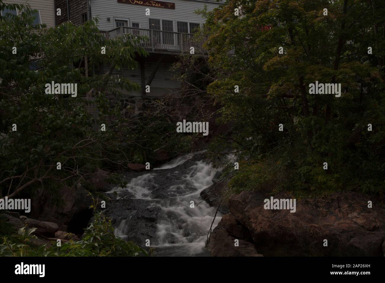 Megunticook falls hi-res stock photography and images - Alamy
