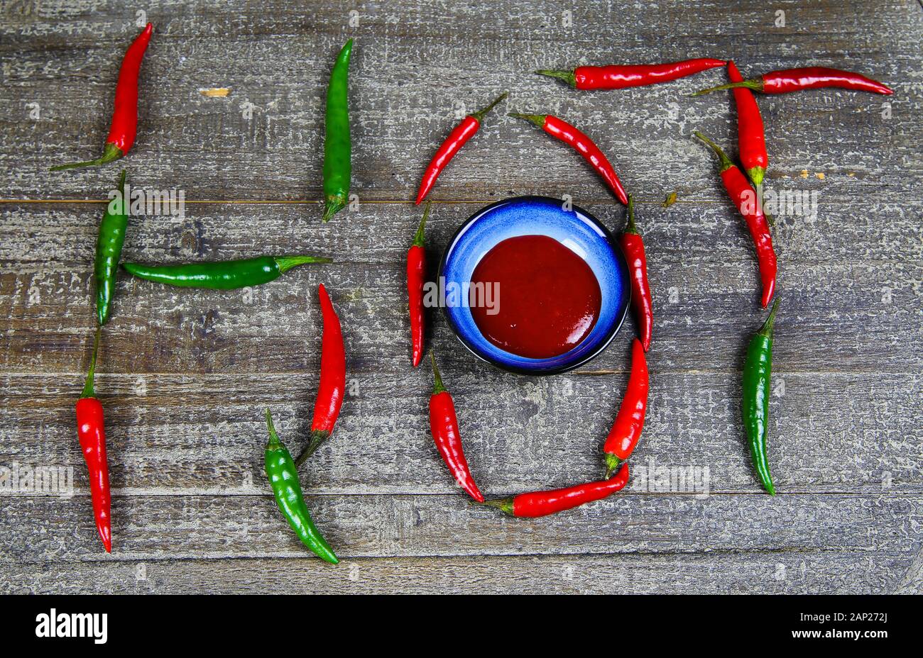 Chilli word hi-res stock photography and images - Alamy