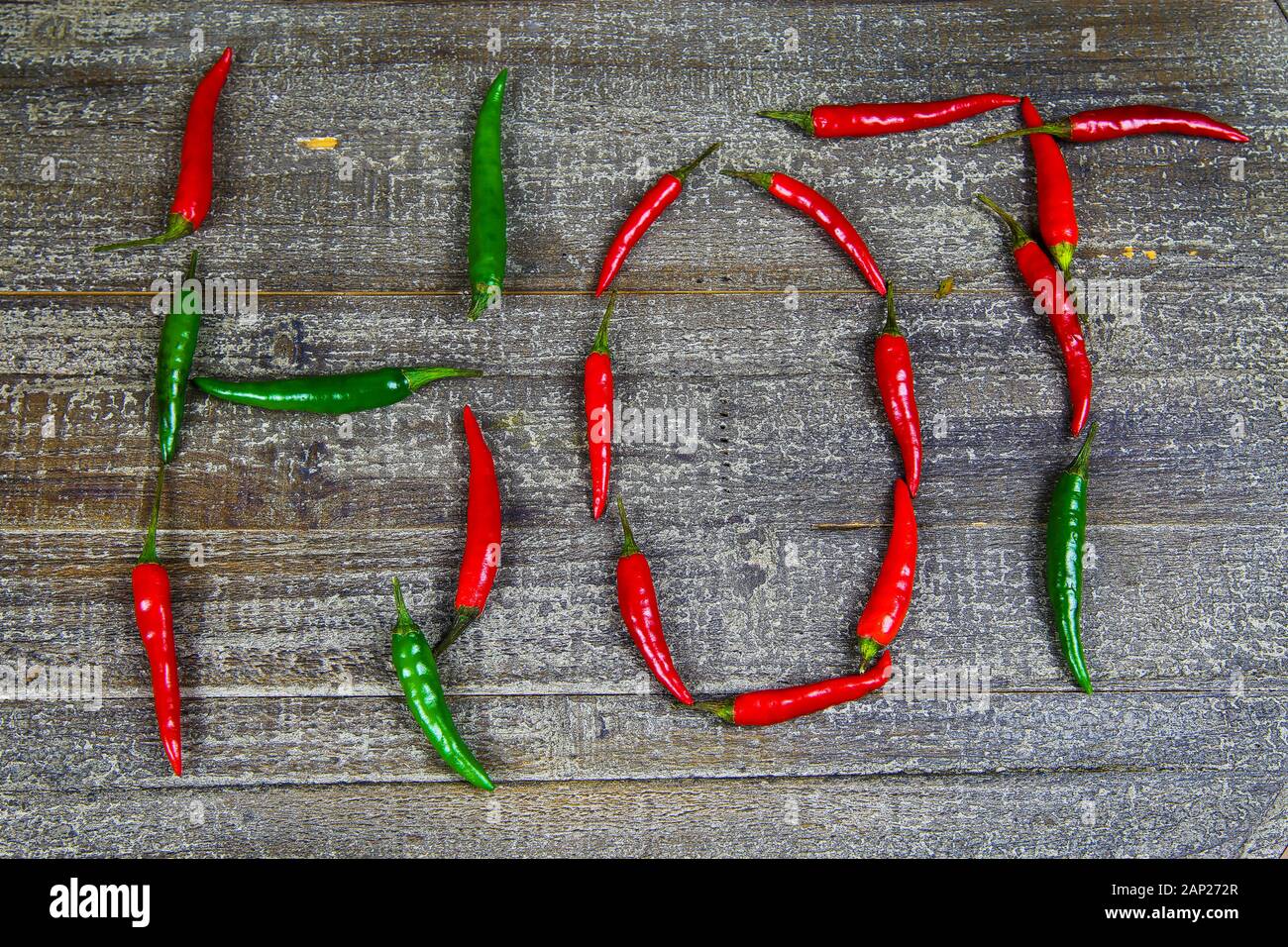 Chilli word hi-res stock photography and images - Alamy