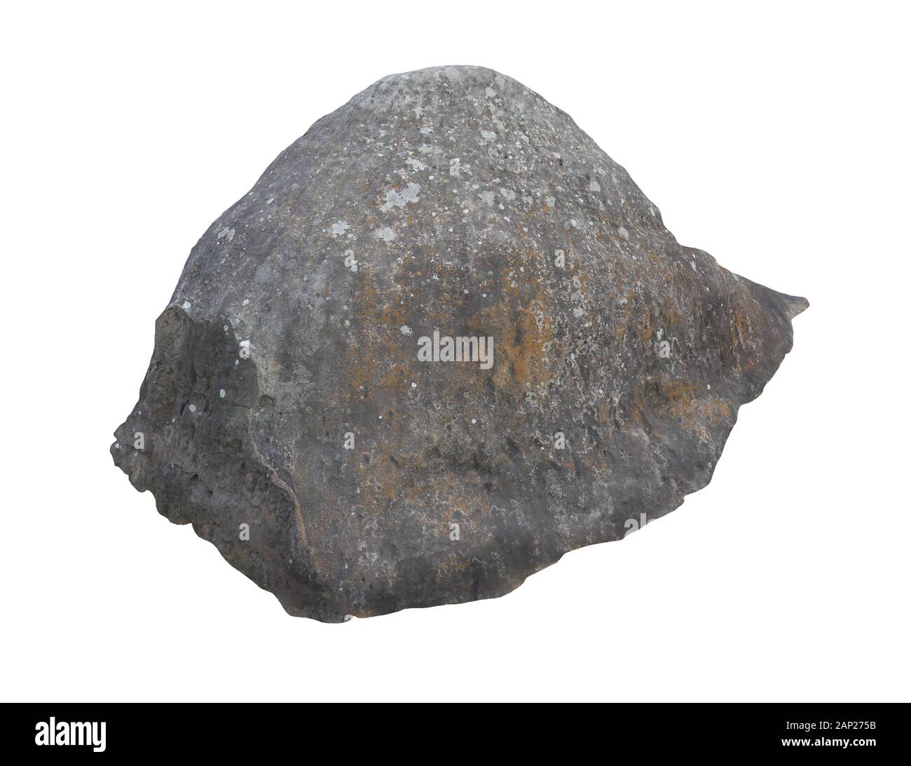 rock isolated on white background Stock Photo - Alamy