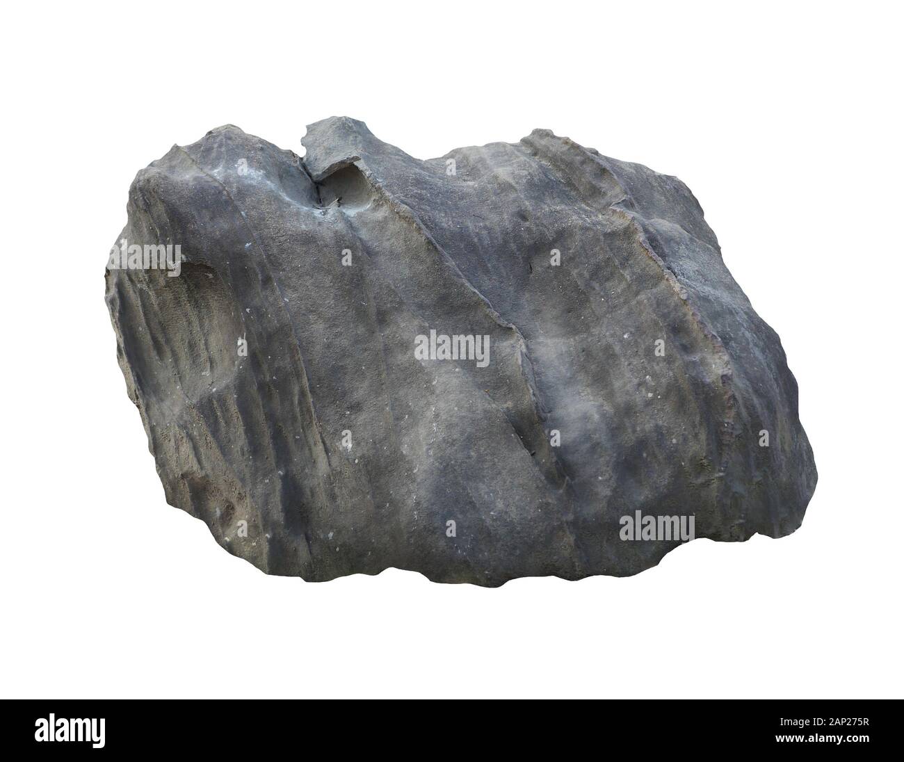 rock isolated on white background Stock Photo - Alamy