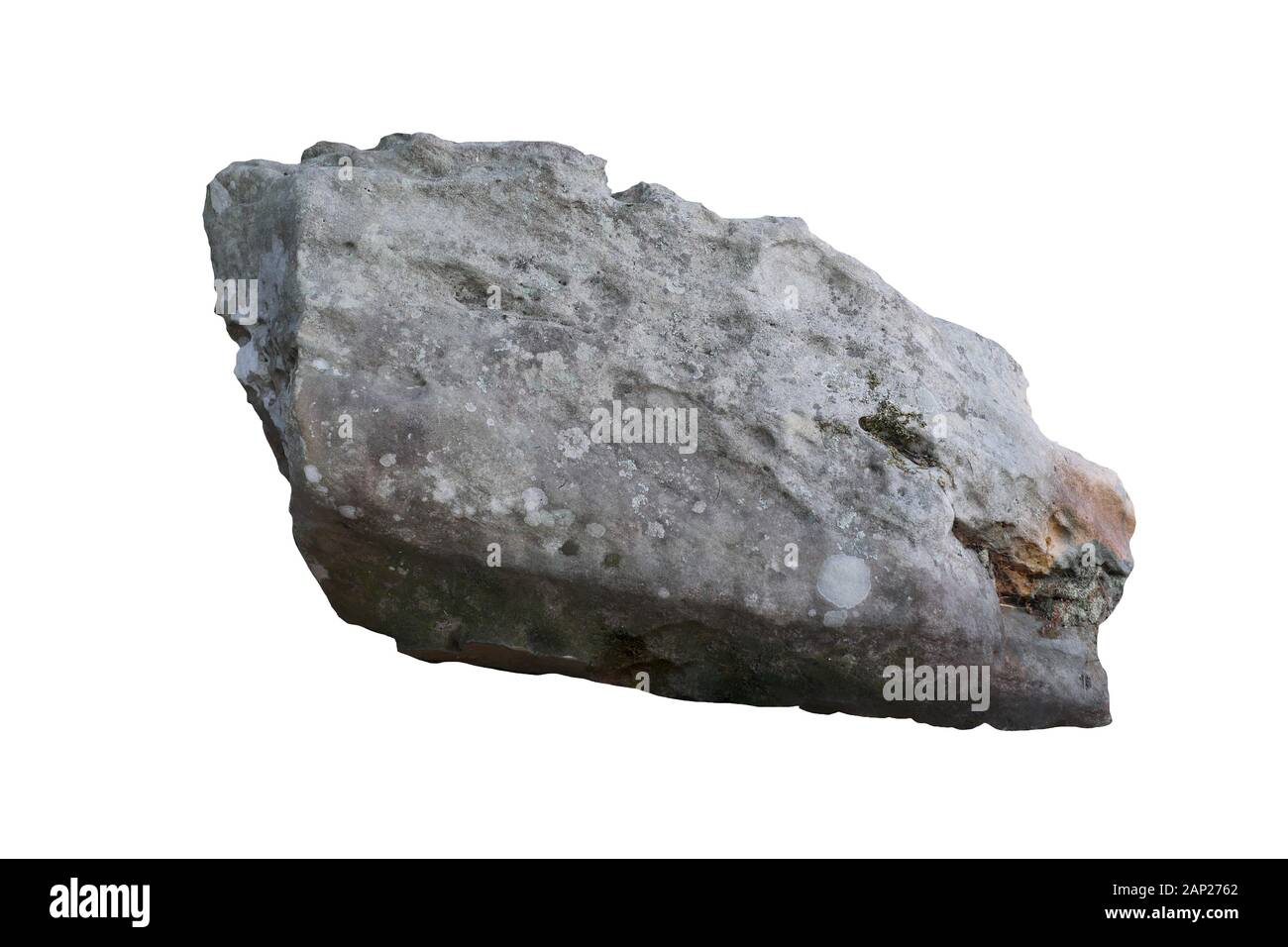 rock isolated on white background Stock Photo - Alamy