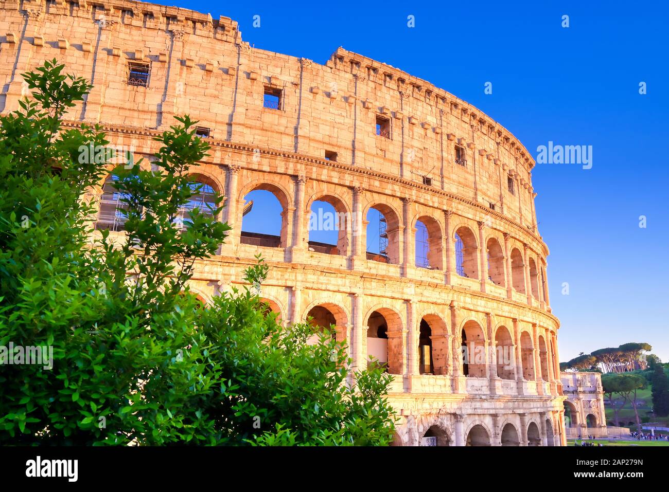 The Colosseum located in Rome, Italy Stock Photo - Alamy