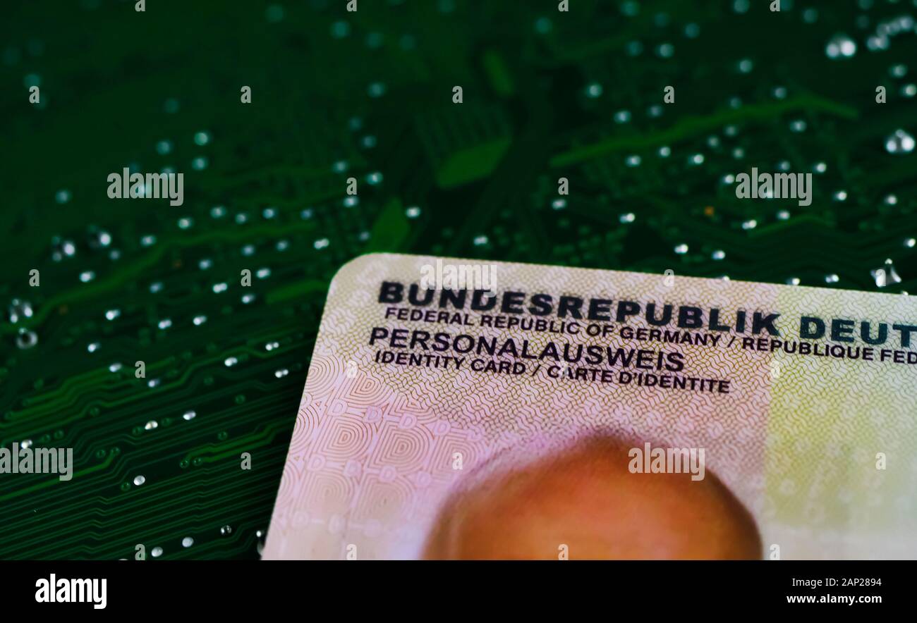 German identity card hi-res stock photography and images - Alamy