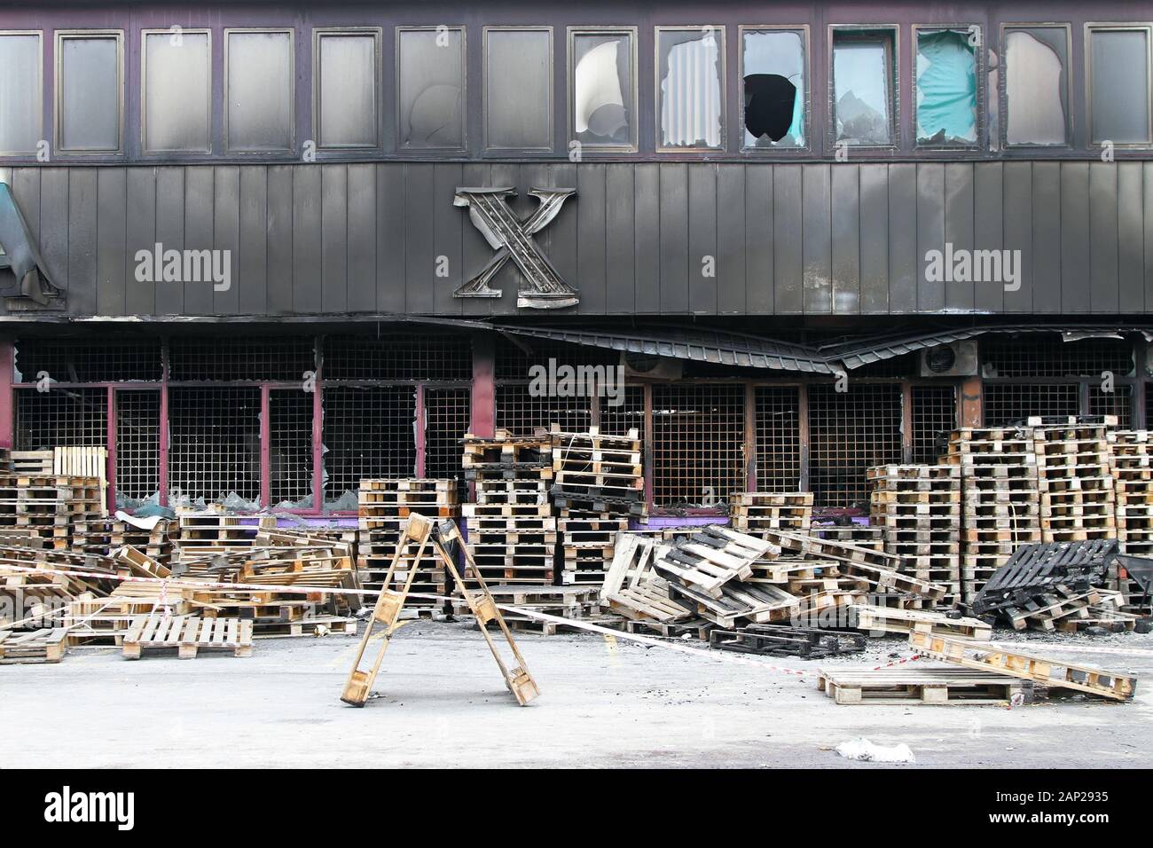 Damaged warehouse hi-res stock photography and images - Alamy