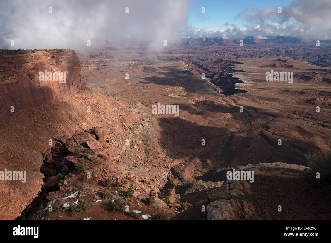 Grand View Point Overlook, Canyonlands National Park, Moab, Utah, USA ...