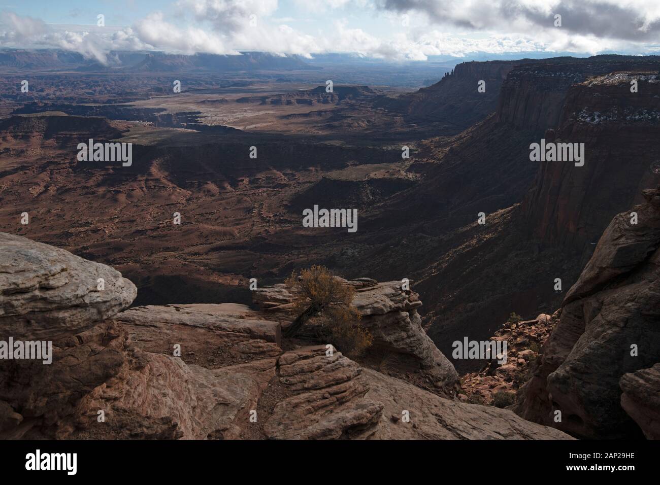 Grand View Point Overlook, Canyonlands National Park, Moab, Utah, USA ...