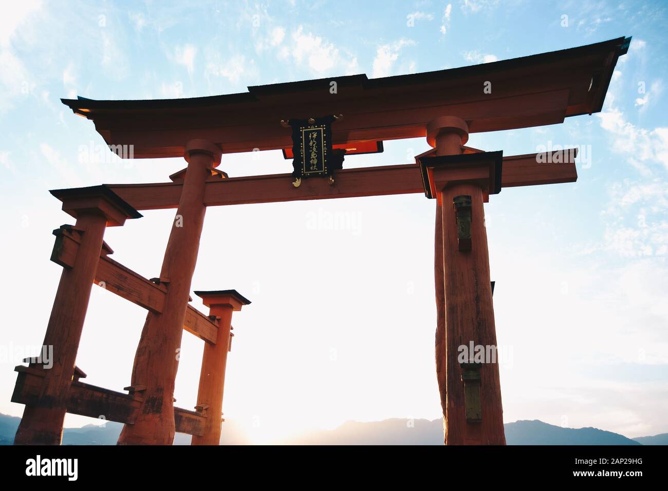 Torii, japanese red gate Stock Photo - Alamy