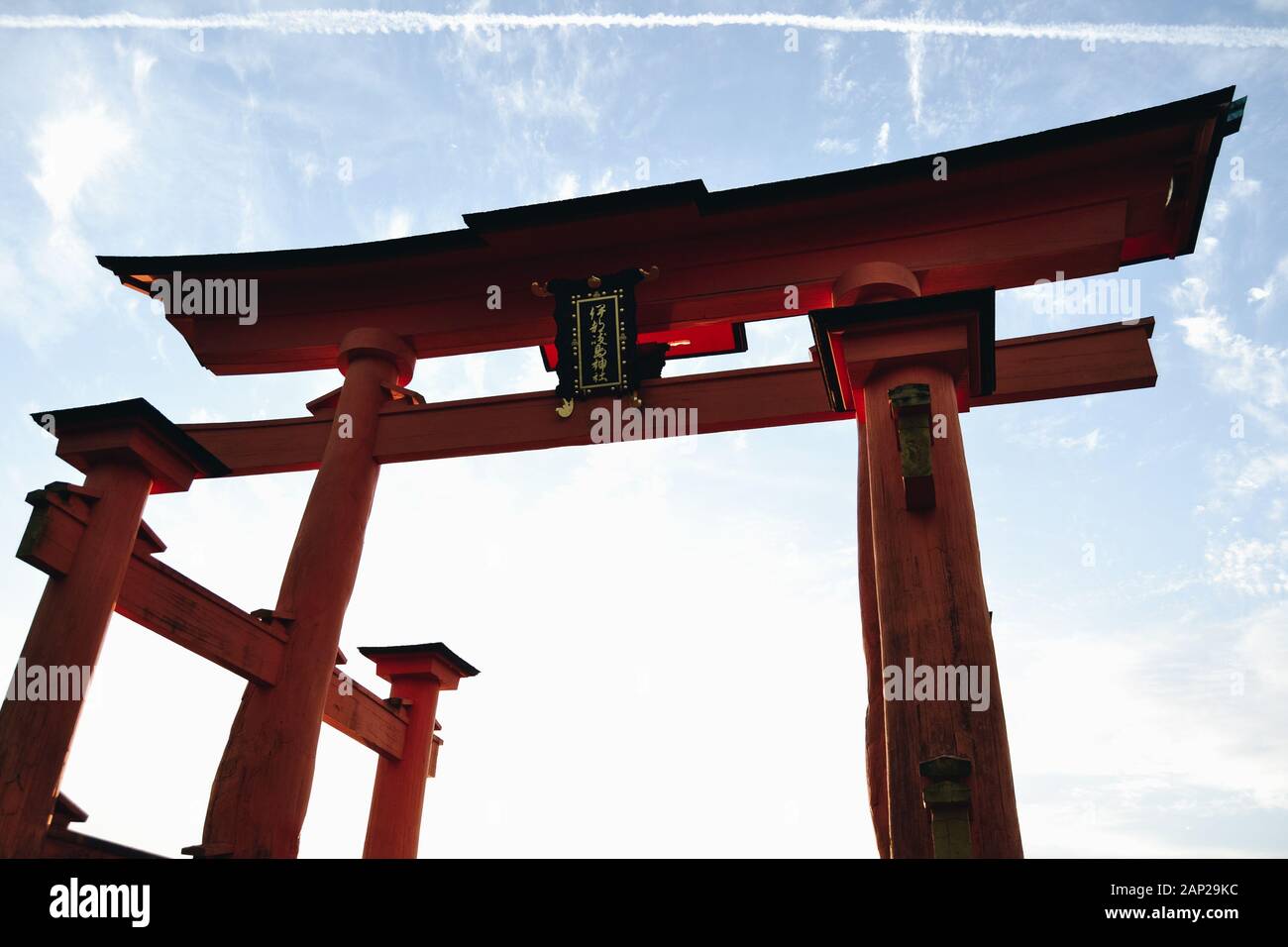 Torii, japanese red gate Stock Photo - Alamy