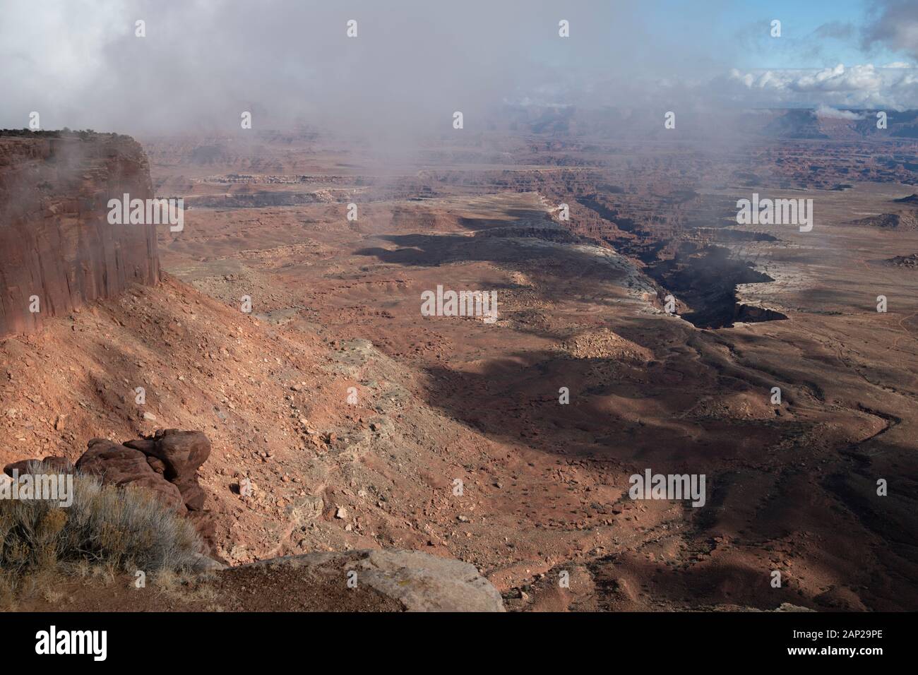 Grand View Point Overlook, Canyonlands National Park, Moab, Utah, USA ...