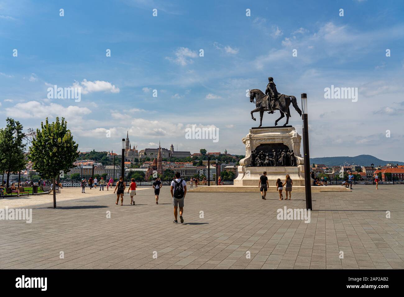 Statue of Count Gyula Andrassy in Budapest, Hungary Stock Photo - Alamy
