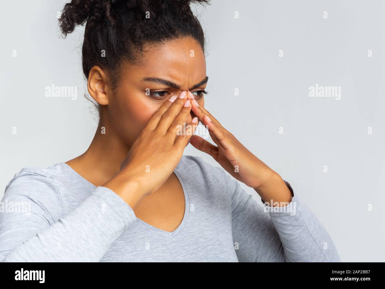 Nasal bridge pain hi-res stock photography and images - Alamy