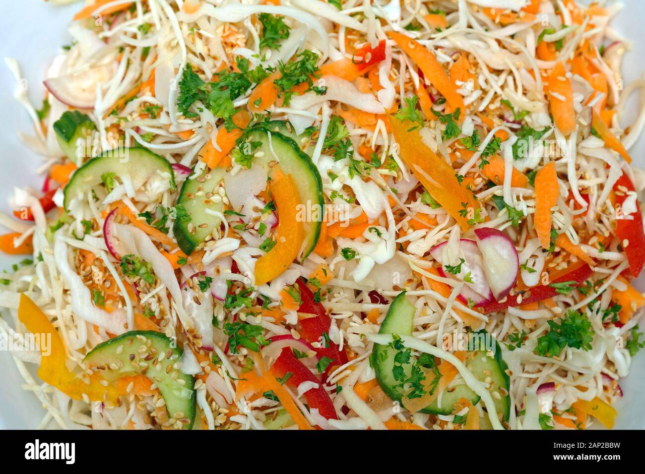 Healthy Eating Mixed Light Vegetables Salad Stock Photo - Alamy