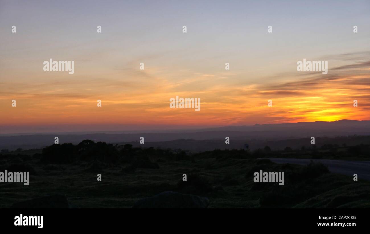 Moorland sun landscape hi-res stock photography and images - Alamy