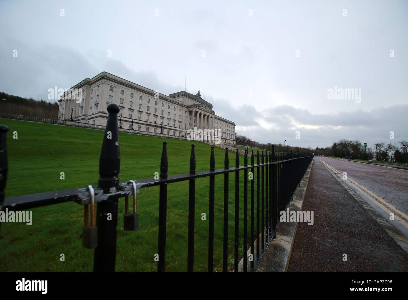 The Parliament Buildings at Stormont are pictured in Belfast on January ...