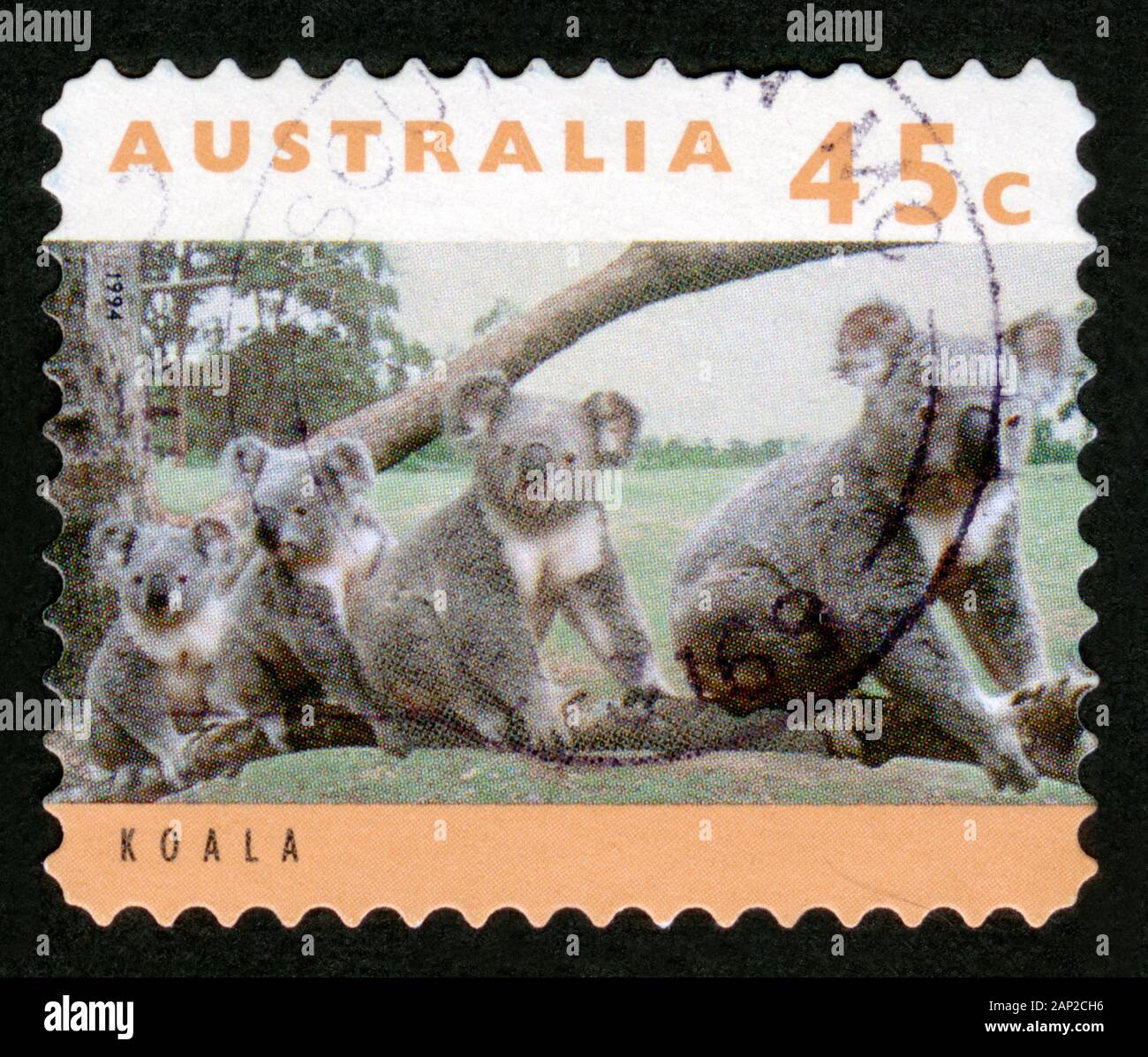 Koala australia postage stamp hi-res stock photography and images - Alamy