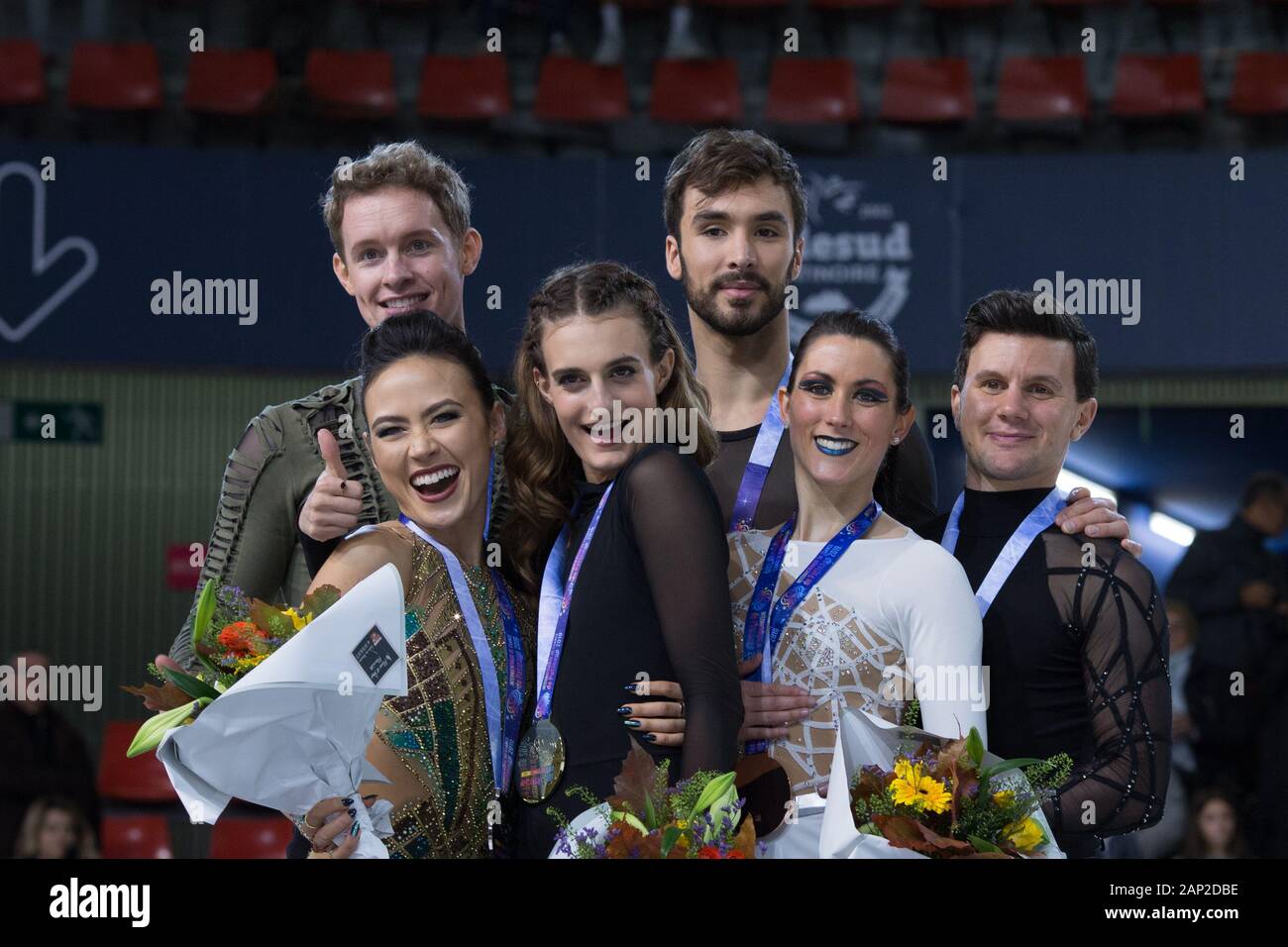 Madison Chock and Evan Bates from the United States of America ...