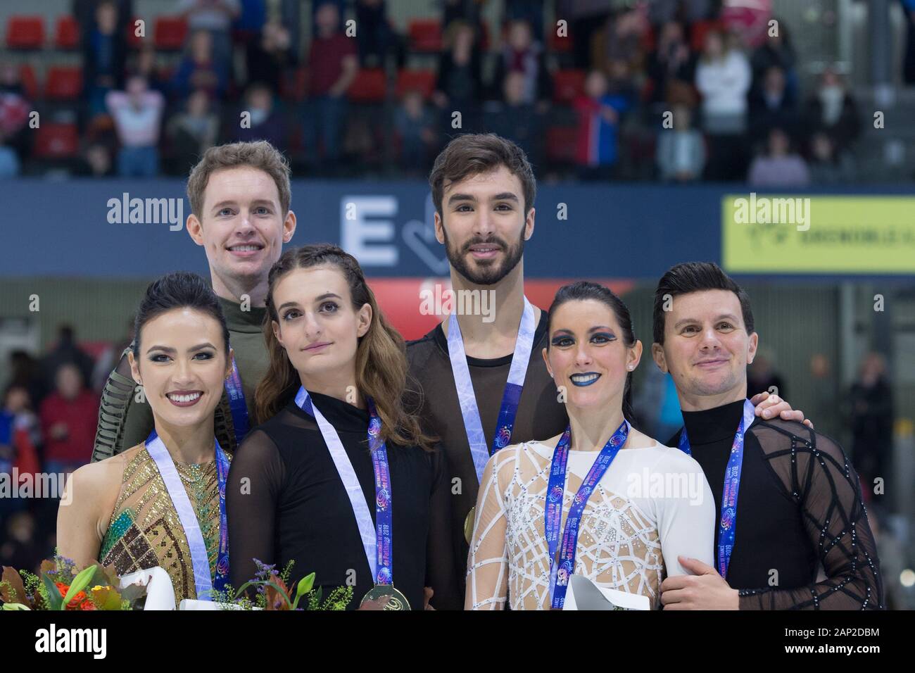 Madison Chock and Evan Bates from the United States of America ...