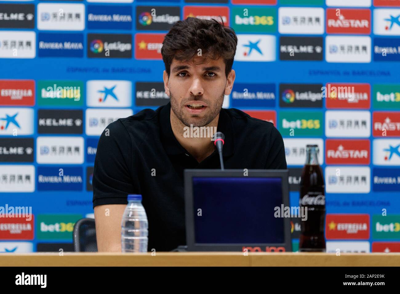 BARCELONA, SPAIN - JANUARY 19: Presentation of Leandro Cabrera as a new ...