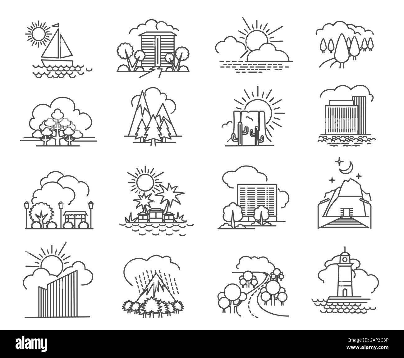 Park tree line Cut Out Stock Images & Pictures - Alamy