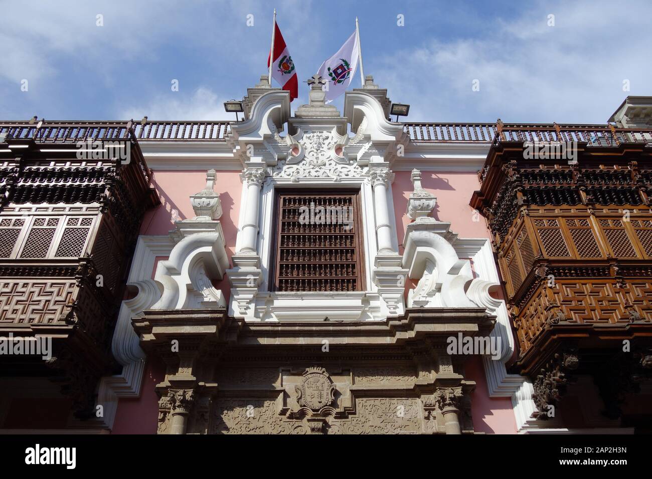 Torre Tagle Palace, Palacio de Torre Tagle, Lima, Historic Centre, Peru ...